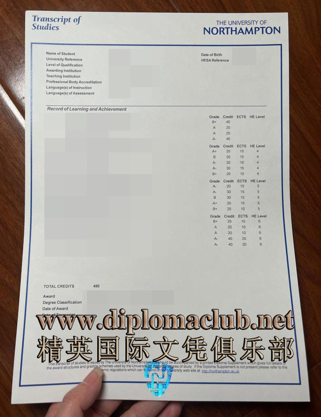 办理北安普顿大学成绩单, UoN成绩单, University of Northampton transcript