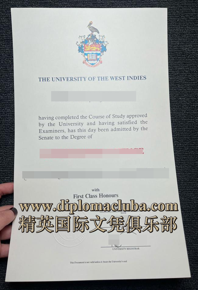 急速办理西印度大学毕业证 | 造假西印度大学文凭学位证书 | 哪里买UWI文凭证书?